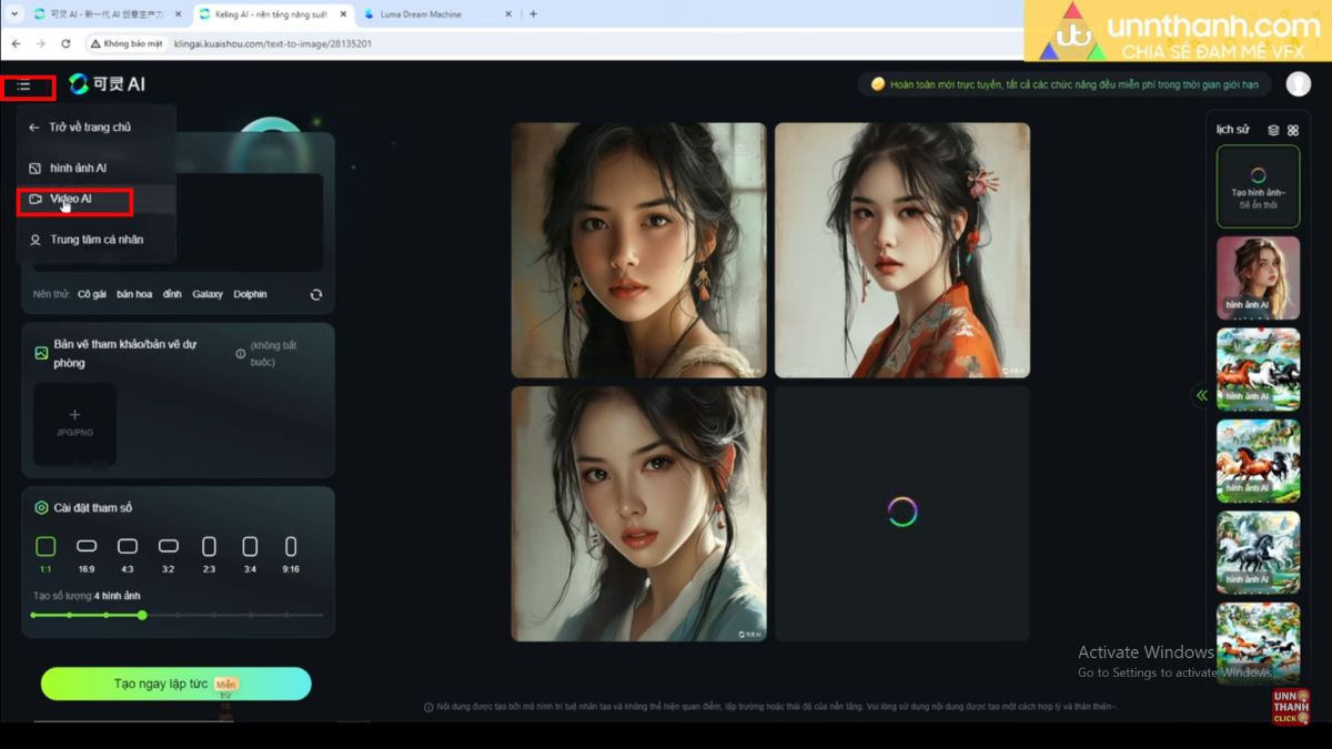 Cách sử dụng Kling AI 可灵 - Công cụ tạo video bằng hình ảnh